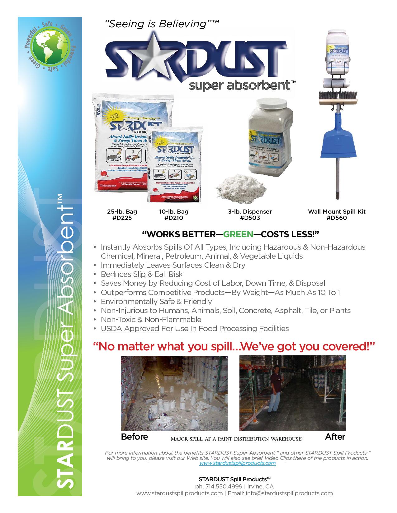 Product Flyers | Stardust Super Absorbent
